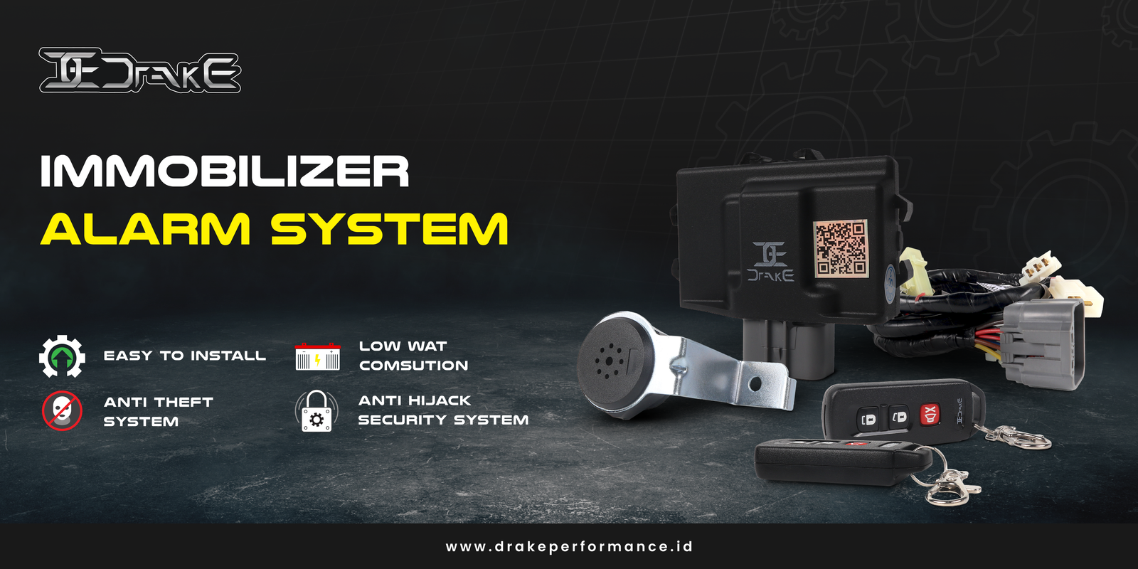 Drake Immobilizer : Alarm Universal Untuk Semua Jenis Motor
